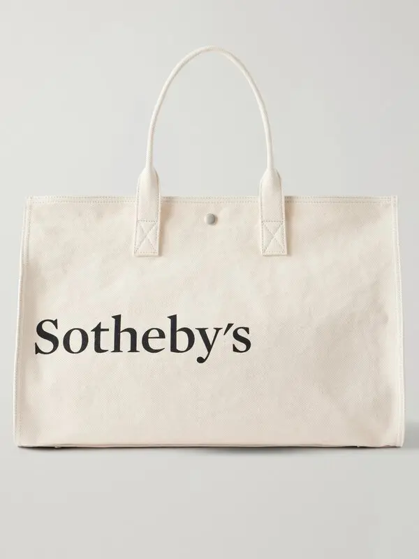 FRAME Sotheby's Printed Canvas Tote