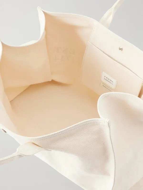 FRAME Sotheby's Printed Canvas Tote