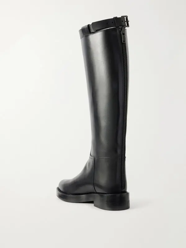 ANN DEMEULEMEESTER Stan Leather Knee Boots