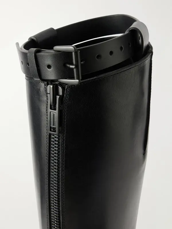 ANN DEMEULEMEESTER Stan Leather Knee Boots