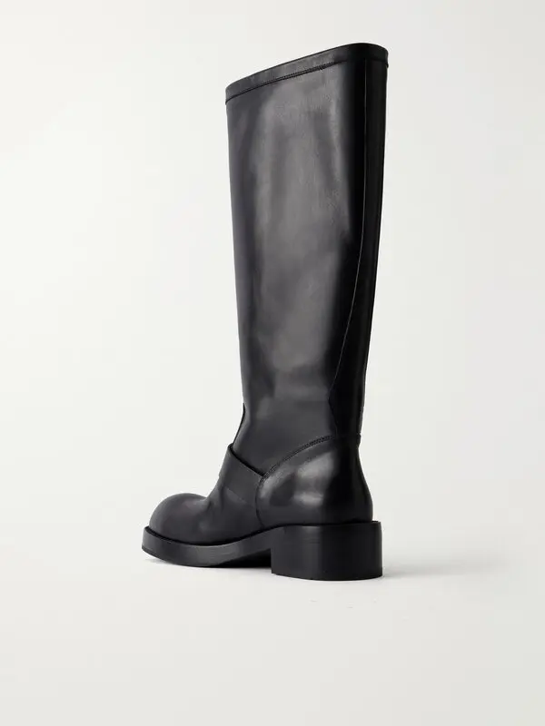 ANN DEMEULEMEESTER Arwa Leather Knee Boots