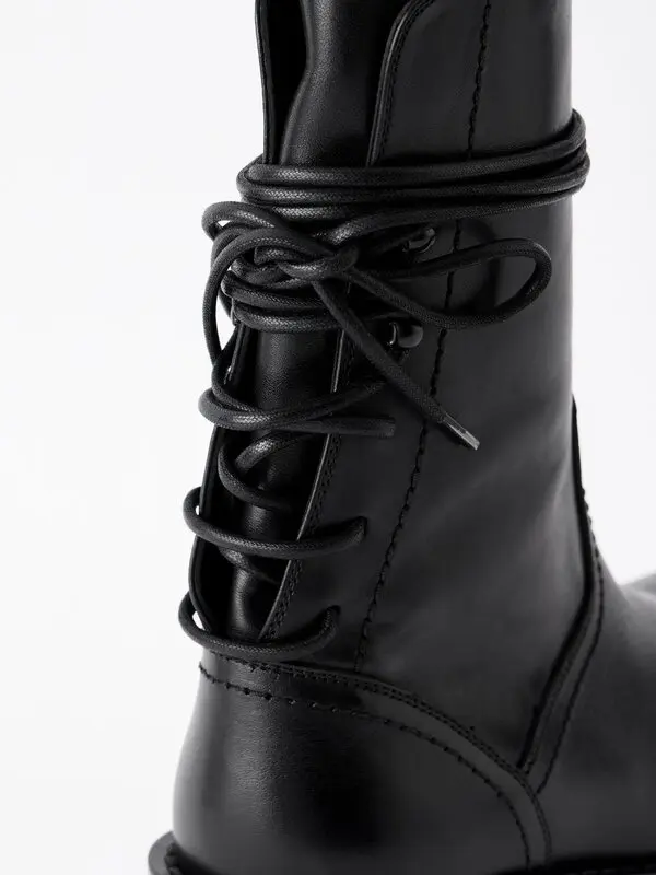 ANN DEMEULEMEESTER Henrica Leather Ankle Boots