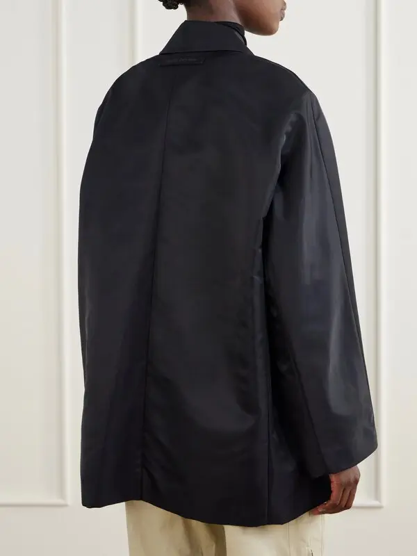 Another Tomorrow Recycled Satin Trench