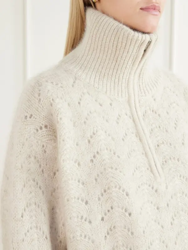 FRAME The Airy Wool And Cashmere-blend Cardigan