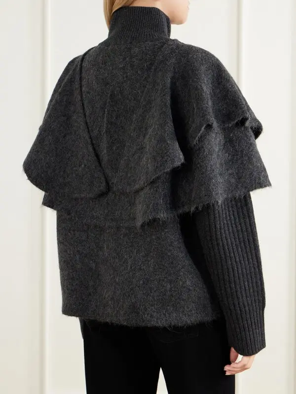 FRAME The Wrap Alpaca-blend Cardigan