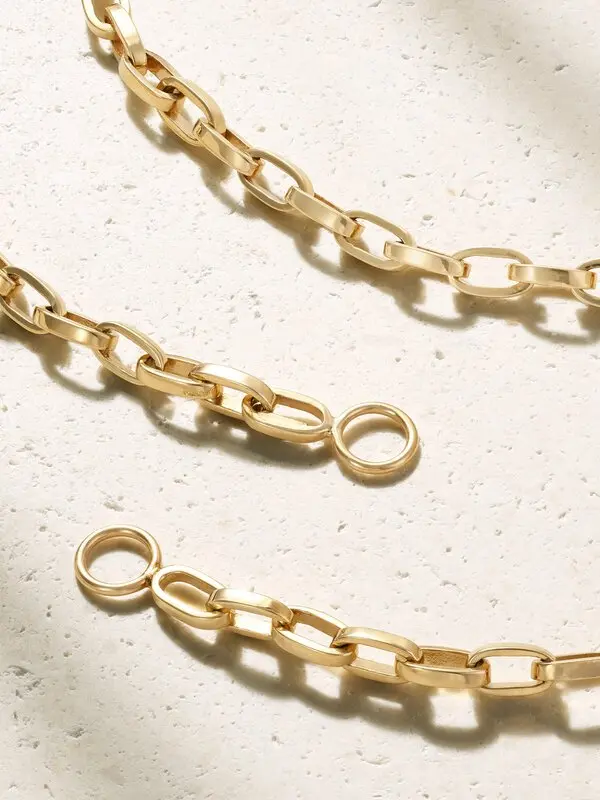 MARLA AARON Biker 14-karat Chain Necklace