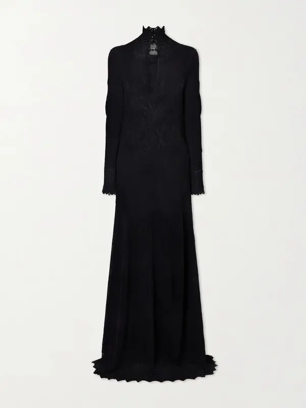 Gabriela Hearst Solace Ribbed-knit Virgin Wool Maxi Dress