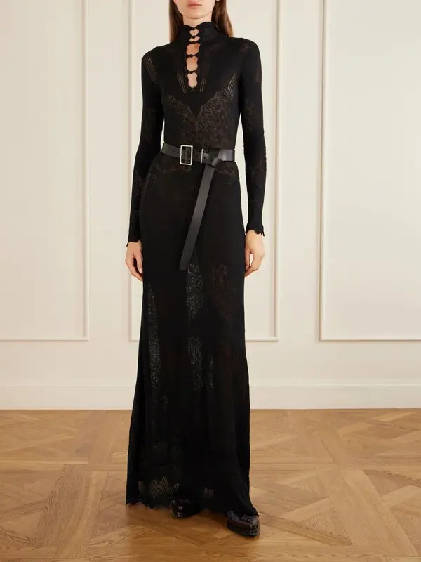 Gabriela Hearst Solace Ribbed-knit Virgin Wool Maxi Dress