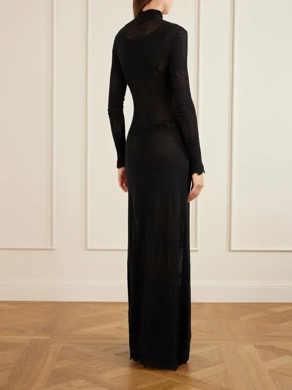 Gabriela Hearst Solace Ribbed-knit Virgin Wool Maxi Dress