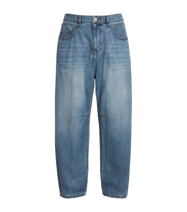 SYSTEM Coated Baggy Jeans