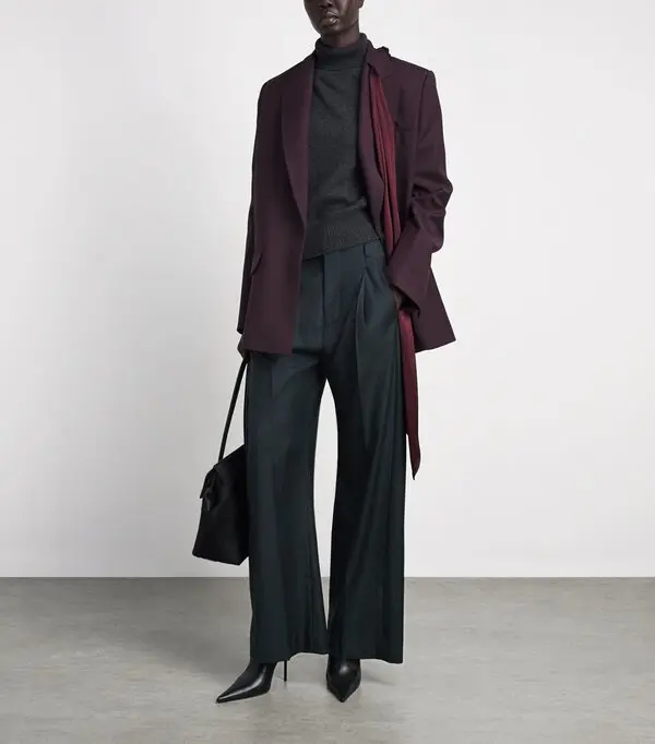 Victoria Beckham Virgin Wool Ethel Trousers