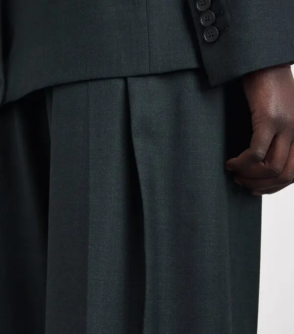 Victoria Beckham Virgin Wool Ethel Trousers