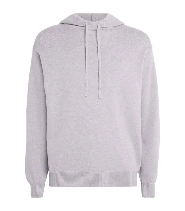 Harrods Cashmere Hoodie - Grey