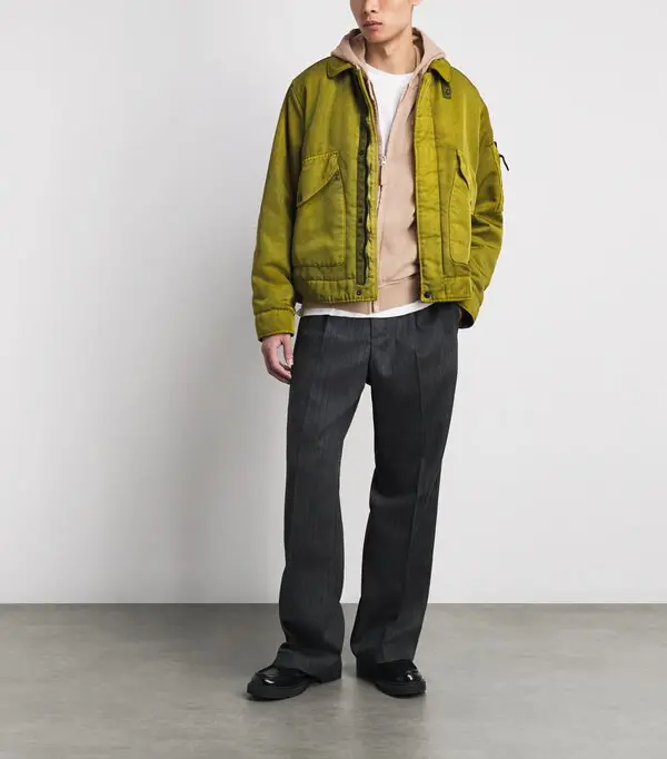 Stone Island Cotton Zip-up Hoodie