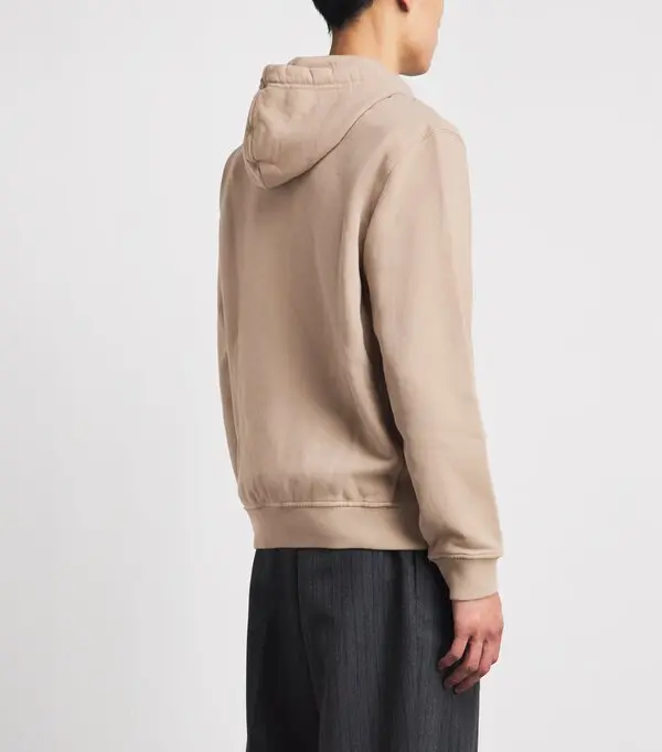 Stone Island Cotton Zip-up Hoodie