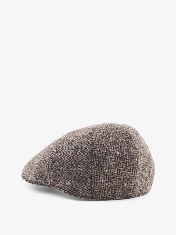 Brunello Cucinelli Wool Hat With Dazzling Motif