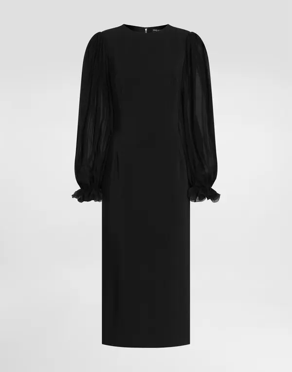 Dolce & Gabbana Structured Cady Dress Dresses Viscose
