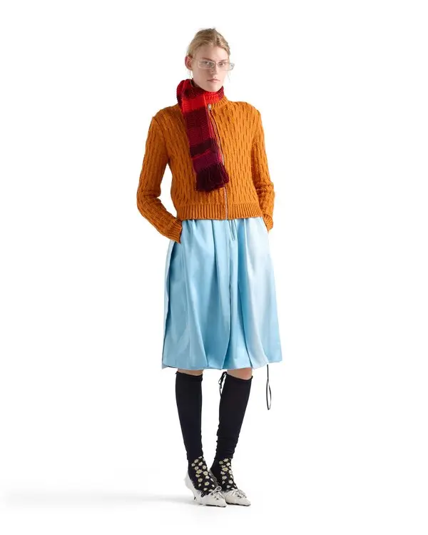 Prada Wool And Alpaca Cardigan