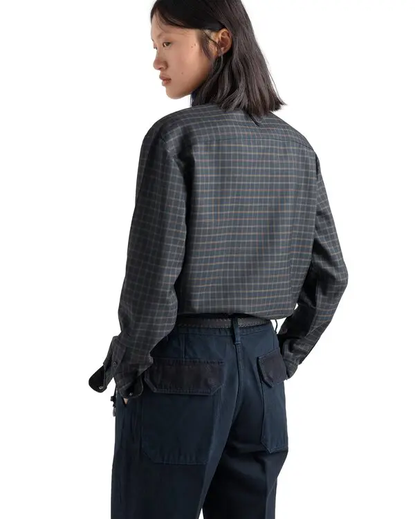 Prada Checked Wool Shirt