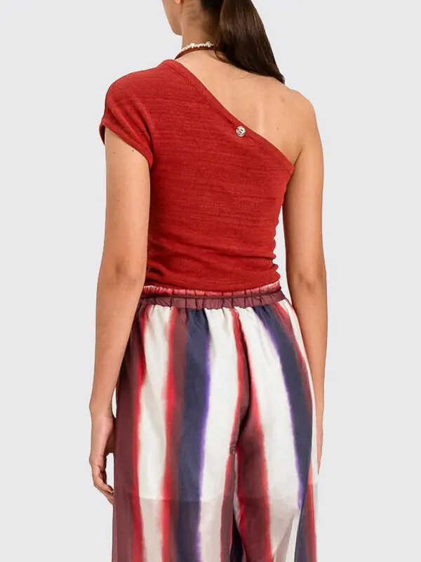 TWINSET Cotton Blend One-shoulder Top