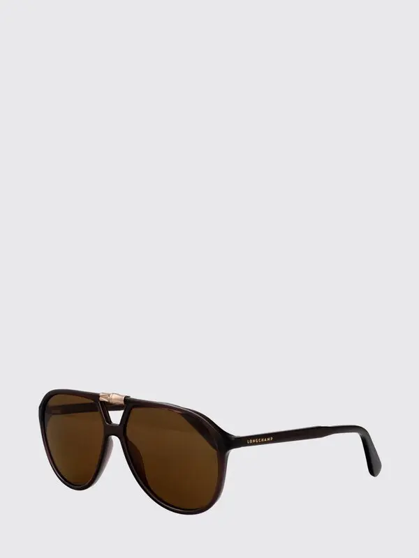Longchamp Aviator Sunglasses In Acetate With Double Bridge