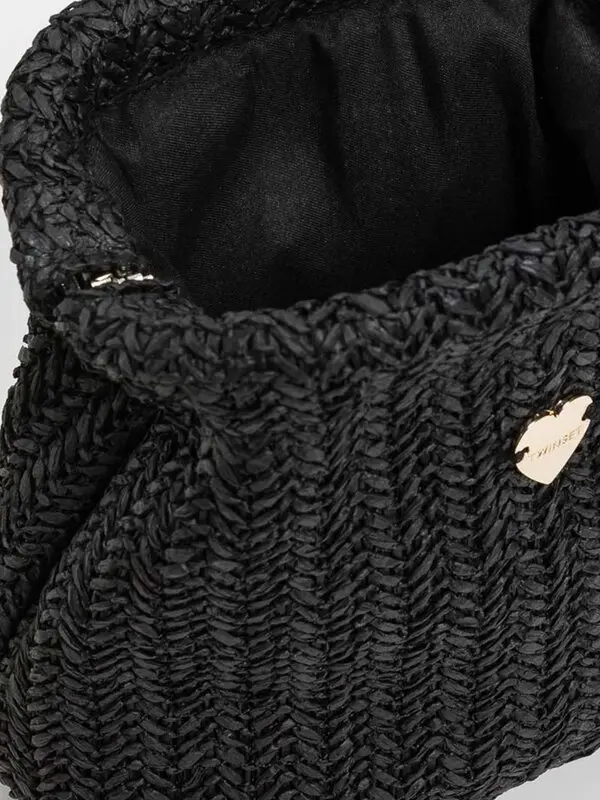 TWINSET Crochet Raffia Pouch