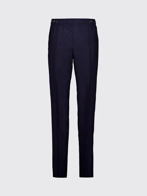 Givenchy Slim-fit Striped Wool-blend Pants With Elasticated Waist