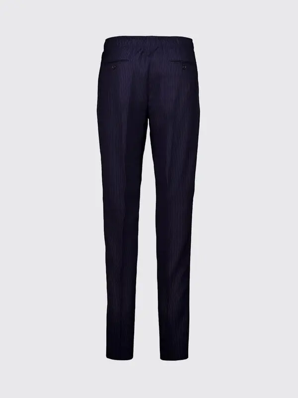Givenchy Slim-fit Striped Wool-blend Pants With Elasticated Waist