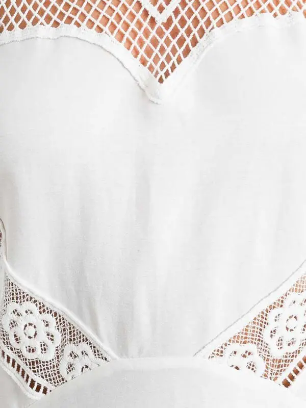 TWINSET Midi Dress In Linen Blend