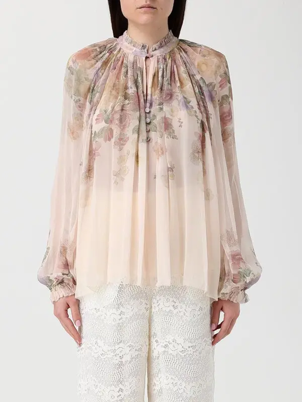 TWINSET Pleated Crêpon Blouse With Floral Print - Multicolor