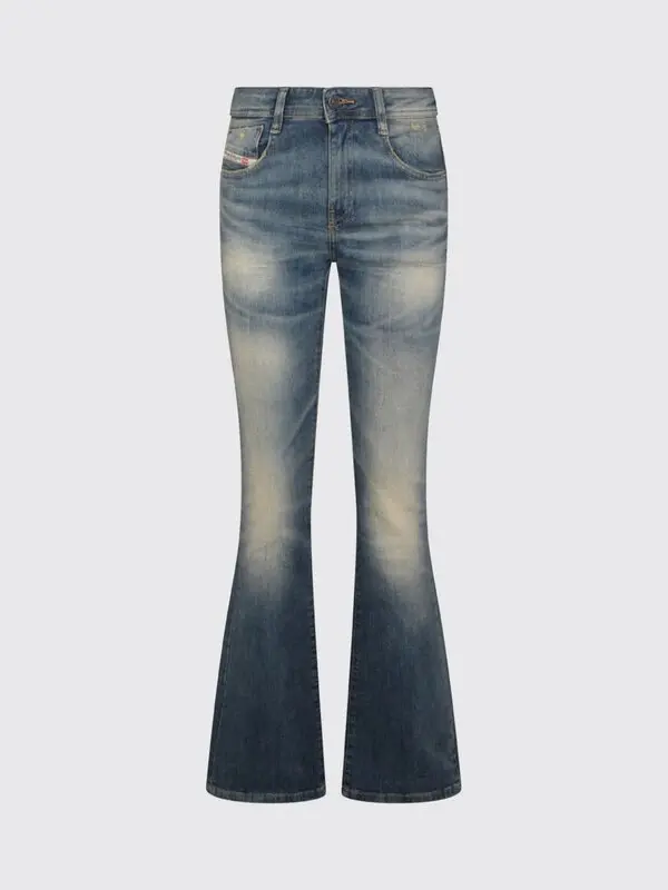 DIESEL® D-ebbey Flared Jeans In Stretch Denim