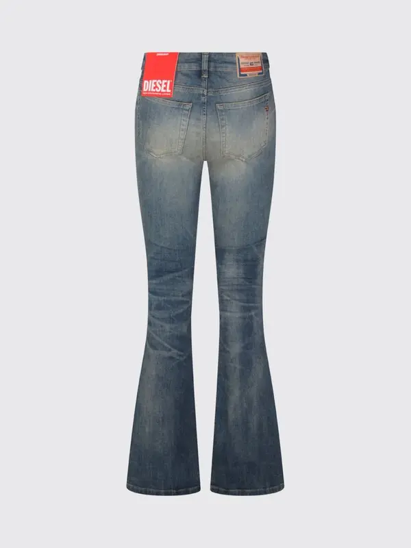 DIESEL® D-ebbey Flared Jeans In Stretch Denim