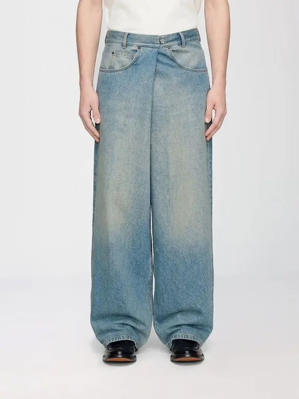MAISON MARGIELA Wrap Wide-leg Cotton Denim Jeans
