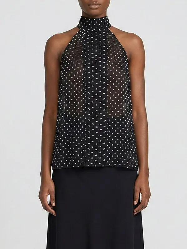 TOM FORD Polka Dot Silk Top