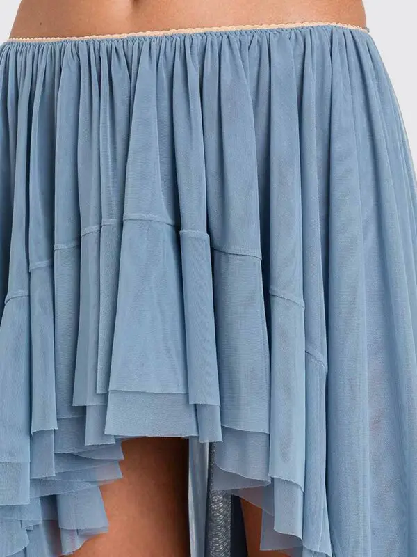 TWINSET Asymmetric Tulle Skirt