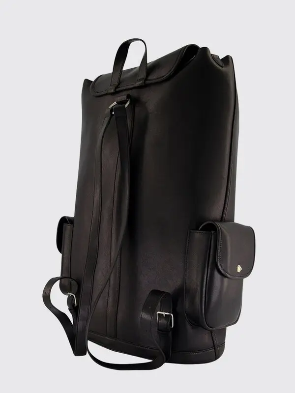 Celine Triomphe Lambskin Backpack With Drawstring And Flap Closure