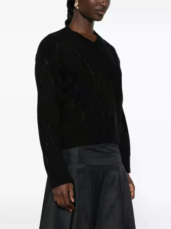 Dorothee Schumacher Argyle-pattern Sweater