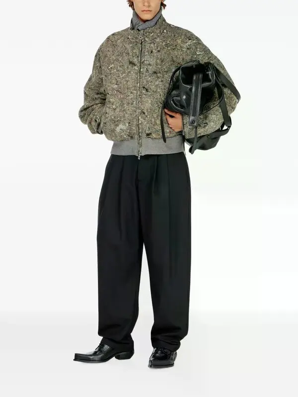DIESEL® Felted-texture Bomber Jacket