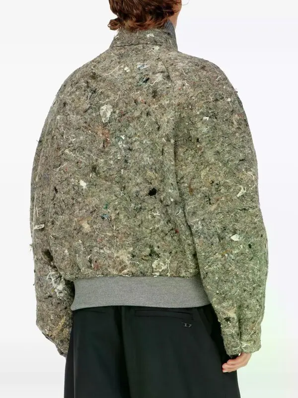 DIESEL® Felted-texture Bomber Jacket