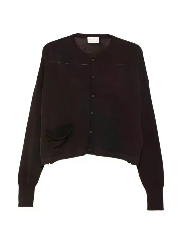 MA'RY'YA Patch-pocket Cardigan