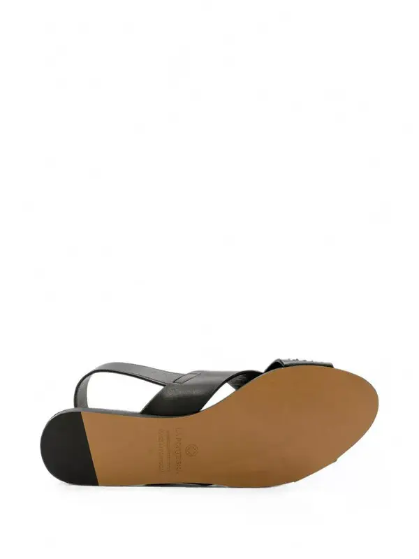 LA PORTEGNA Emilia Crossover-strap Sandals