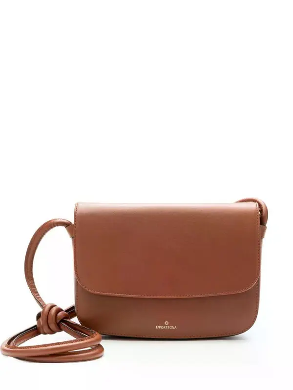 LA PORTEGNA Lucia Leather Shoulder Bag