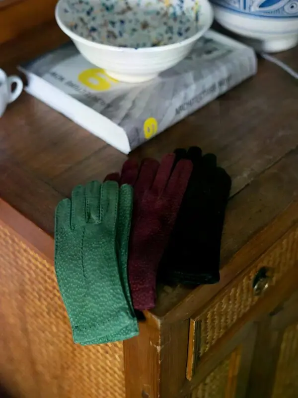 LA PORTEGNA Carpincho Leather Gloves