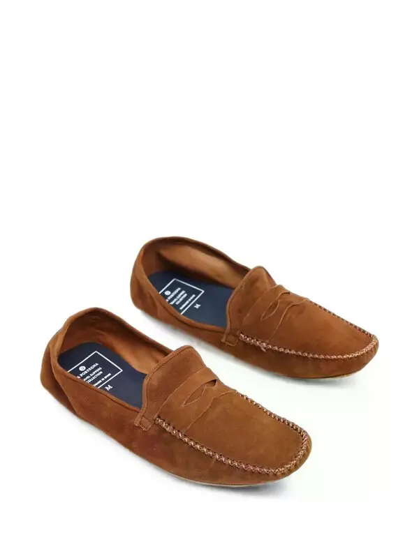 LA PORTEGNA Rodrigo Suede Loafer-style Slippers