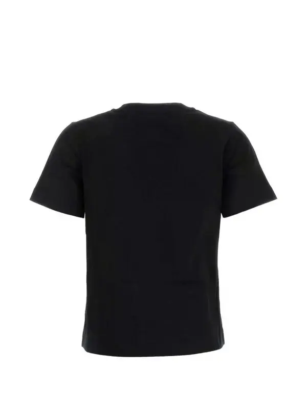 Burberry Check Cashmere Patch Cotton T-shirt
