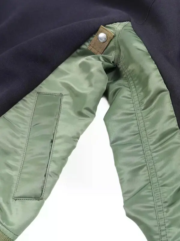 Sacai 2010s Panelled Hoodie
