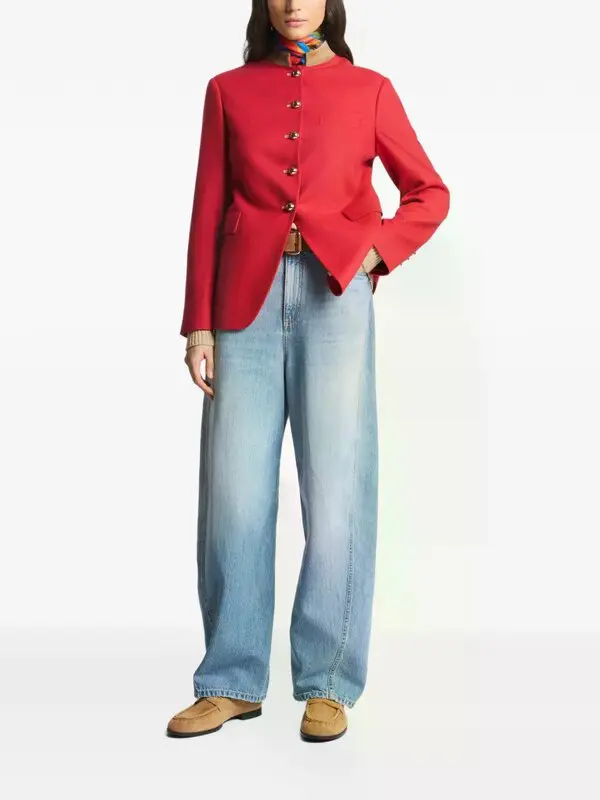 FAY Button-up Jacket - Red
