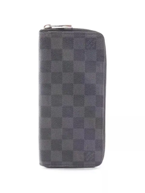 LOUIS VUITTON 2016 Zippy Damier Graphite Wallet