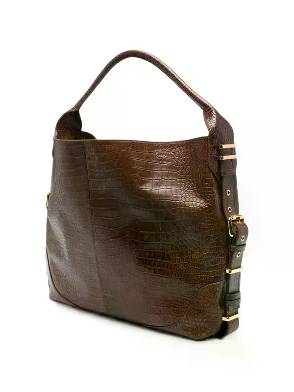Patrizia Pepe Croc-effect Leather Tote Bag