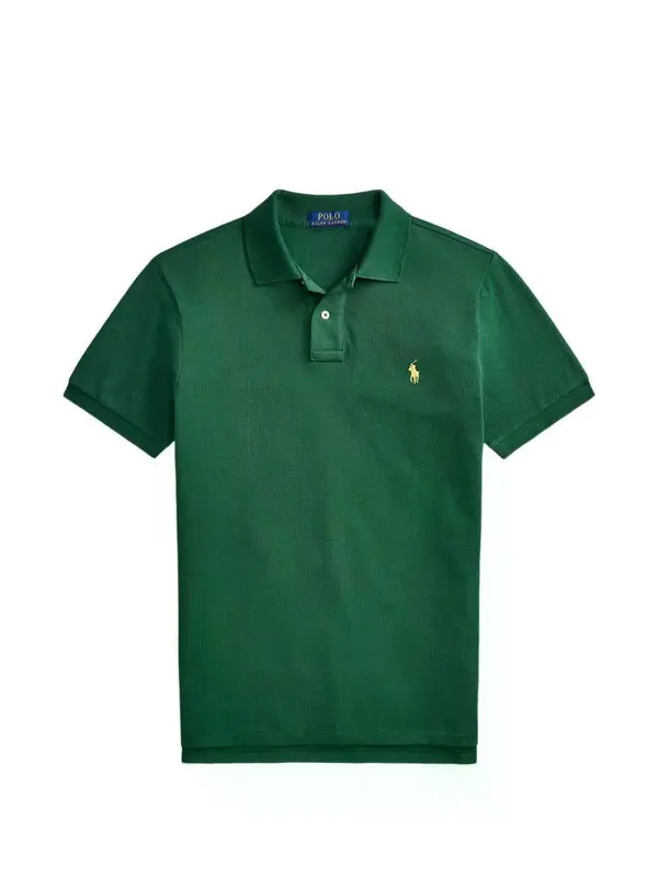 Polo Ralph Lauren Logo-embroidered Piqué Polo Shirt - Green